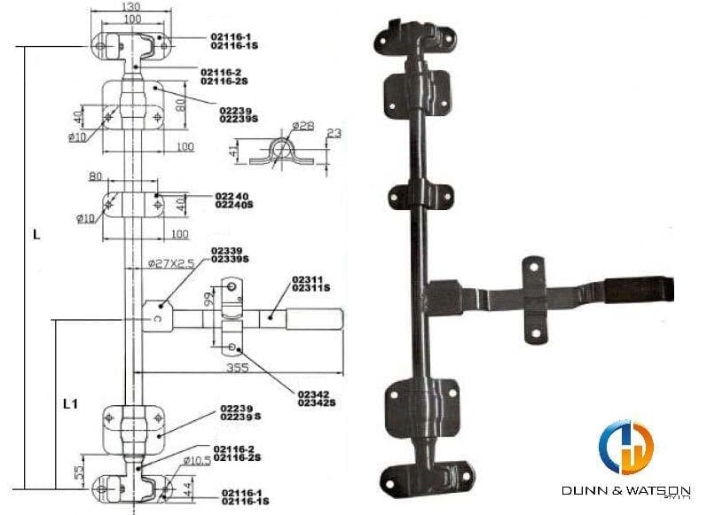 Cam Kit 27mm O.D. - Dunn & Watson