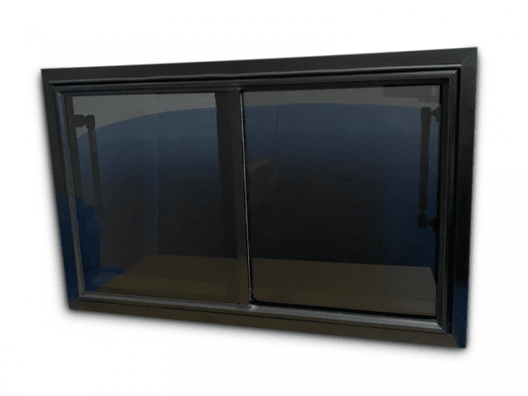 Acrylic push out window caravans | Dunn and Watson