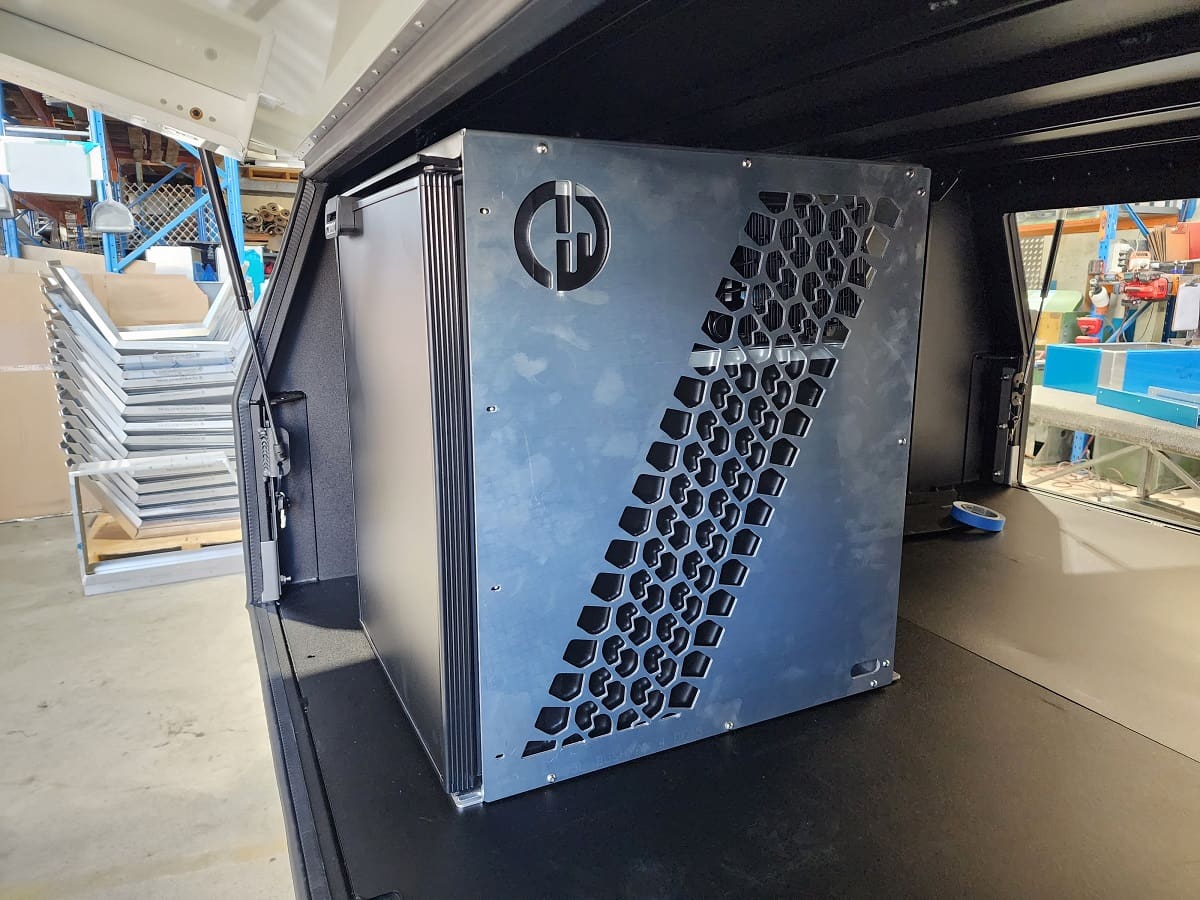 Bushman Upright Fridge Aluminium Box - Dunn & Watson